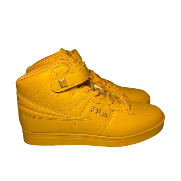 Fila | Shoes | New Fila Yellow Hightop Sneakers | Poshmark